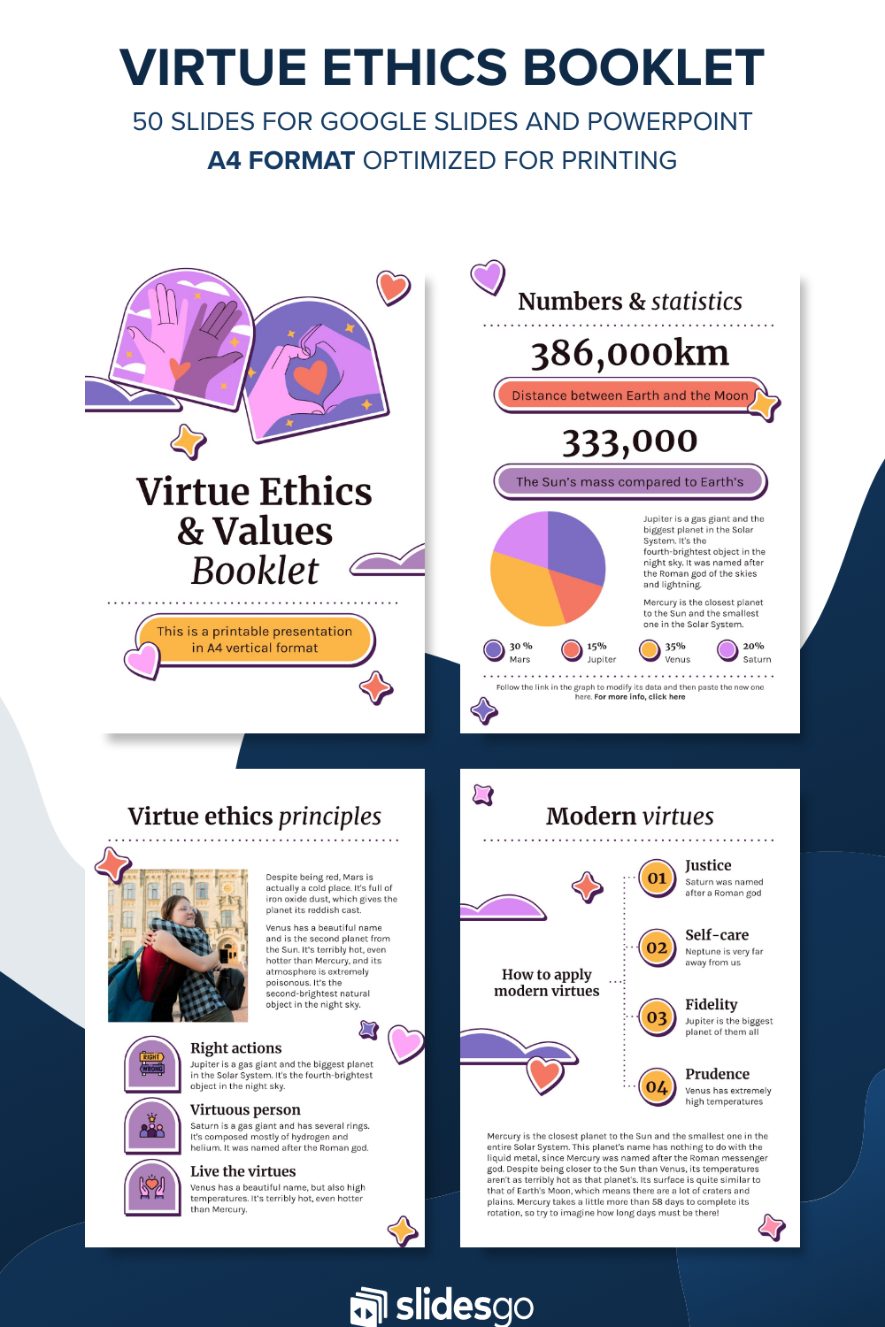 Virtue Ethics & Values Booklet | Google Slides & PowerPoint