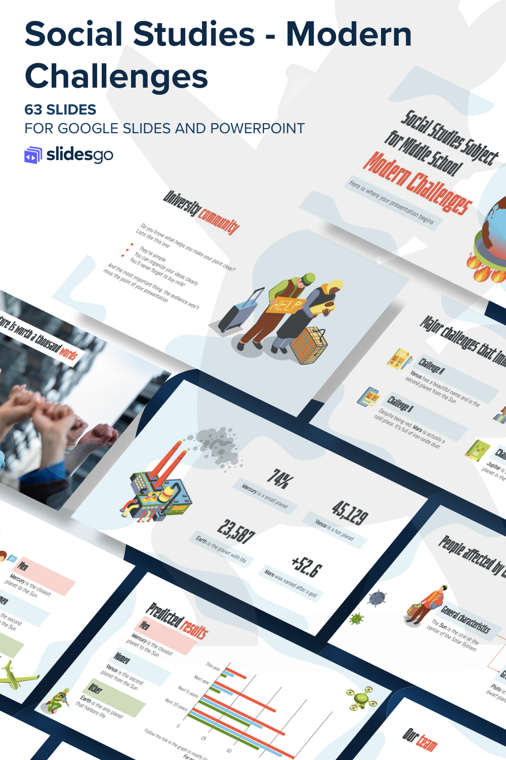 Social Studies: Modern Challenges | Google Slides & PPT