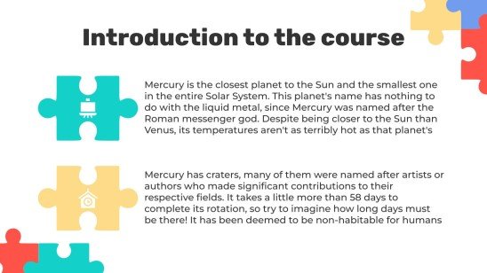 Puzzle Diagrams for Middle School | Google Slides & PPT