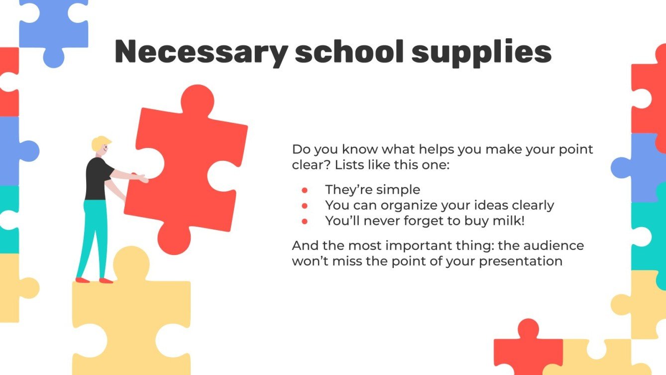 Puzzle Diagrams for Middle School | Google Slides & PPT