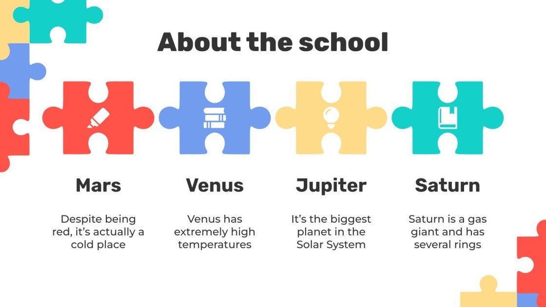 Puzzle Diagrams for Middle School | Google Slides & PPT