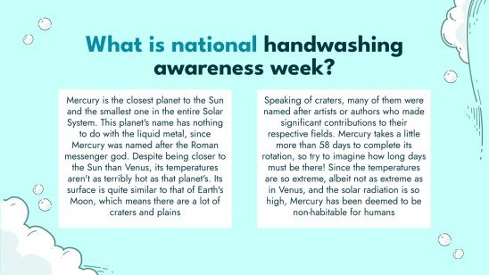 National Handwashing Awareness Week | Google Slides & PPT