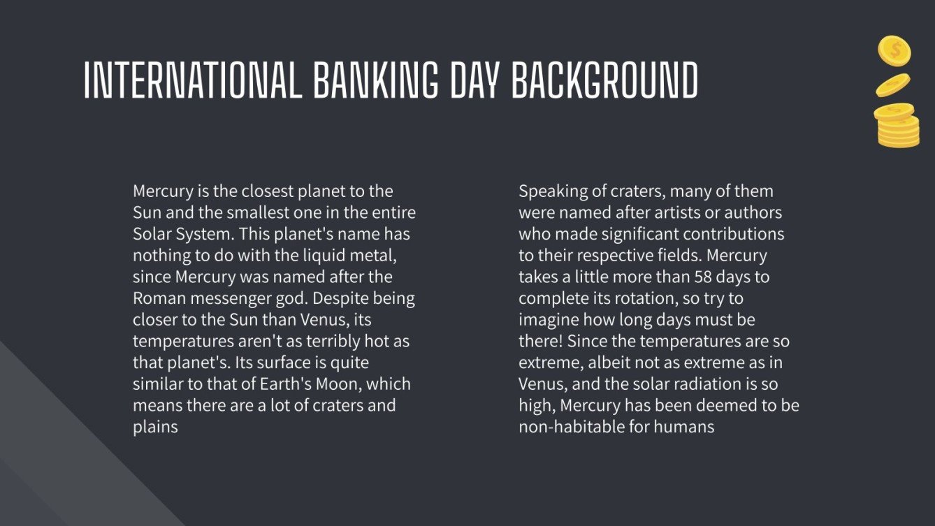 Let's Celebrate International Banking Day! | Google Slides