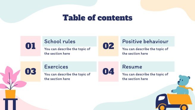 Positive Behaviour for Learning: Pre-School | Google Slides & PPT