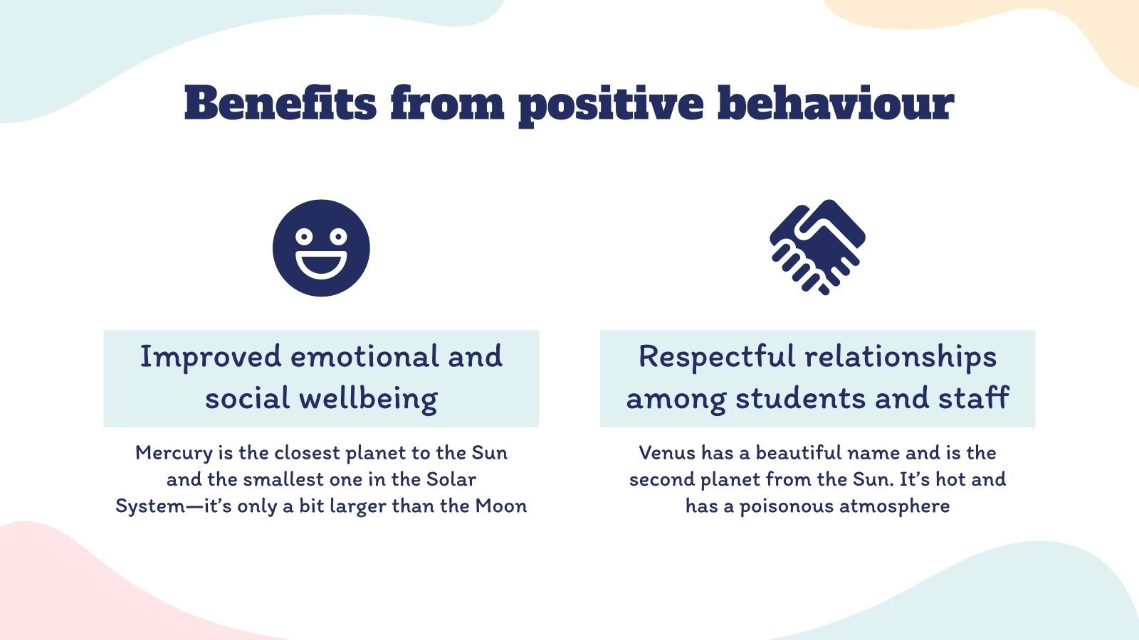 Positive Behaviour for Learning: Pre-School | Google Slides & PPT