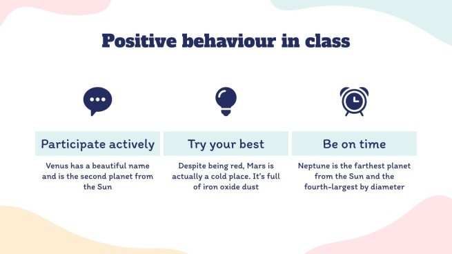 Positive Behaviour for Learning: Pre-School | Google Slides & PPT