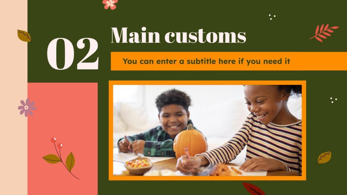 Thanksgiving Traditions | Google Slides & PowerPoint