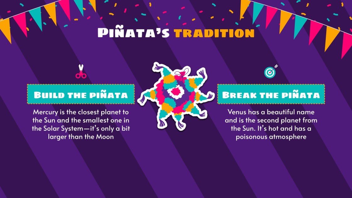 Mexican Traditional Piñata Workshop | Google Slides & PPT