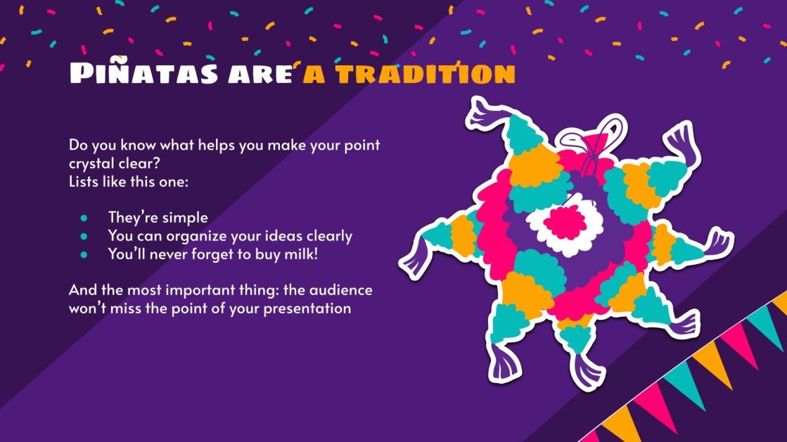 Mexican Traditional Piñata Workshop | Google Slides & PPT