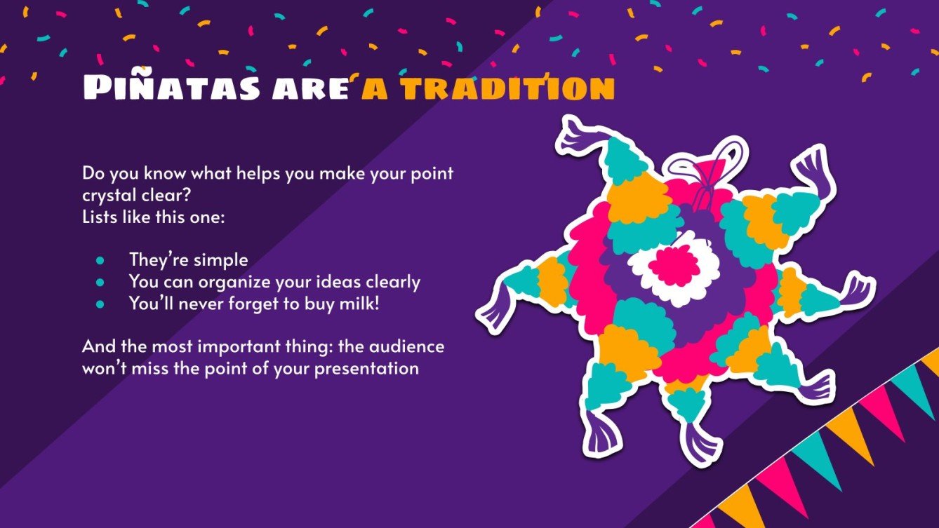 Mexican Traditional Piñata Workshop | Google Slides & PPT