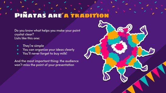 Mexican Traditional Piñata Workshop | Google Slides & PPT