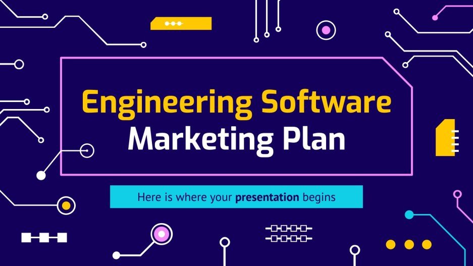Engineering Software Marketing Plan | Google Slides and PPT