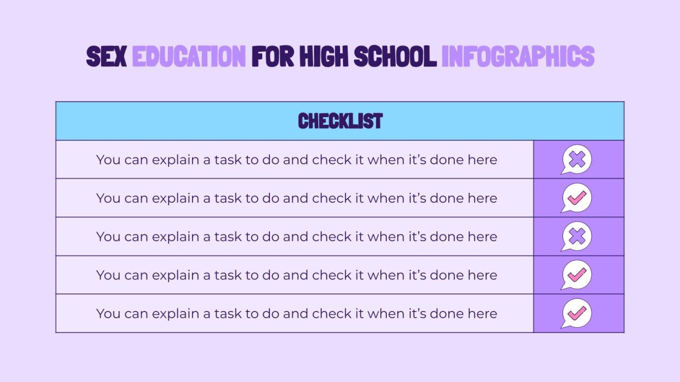 Sex Education for High School Infographics | Google Slides