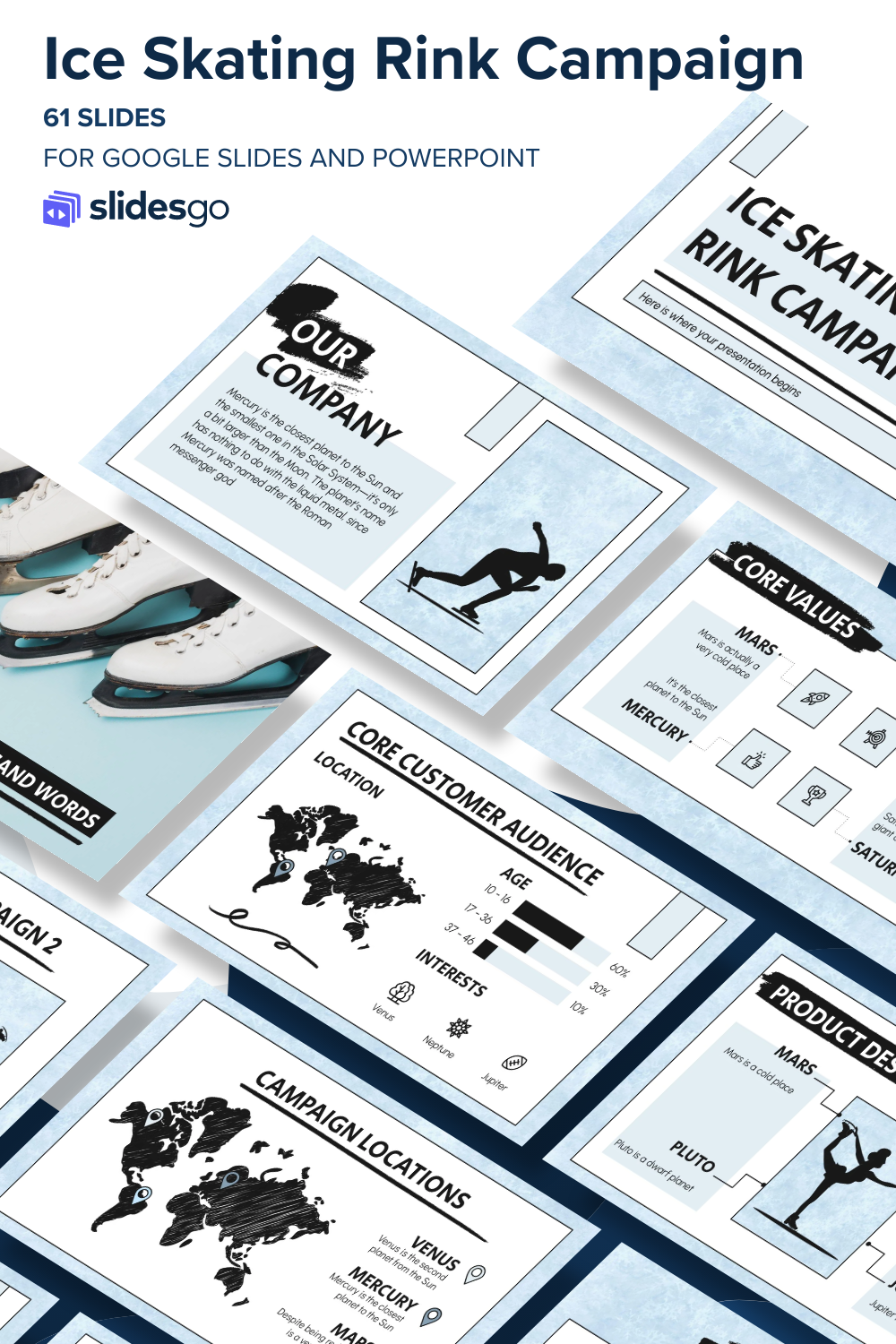 Ice Skating Rink Campaign | Google Slides & PPT