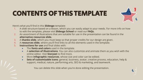 USA Presidential History Google Slides & PowerPoint template