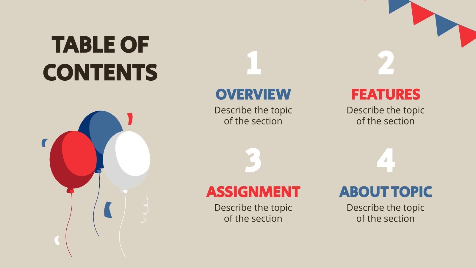 USA Presidential History Google Slides & PowerPoint template