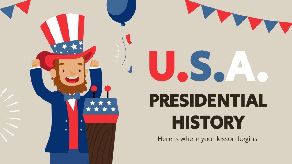 USA related-themed templates for Google Slides & PowerPoint