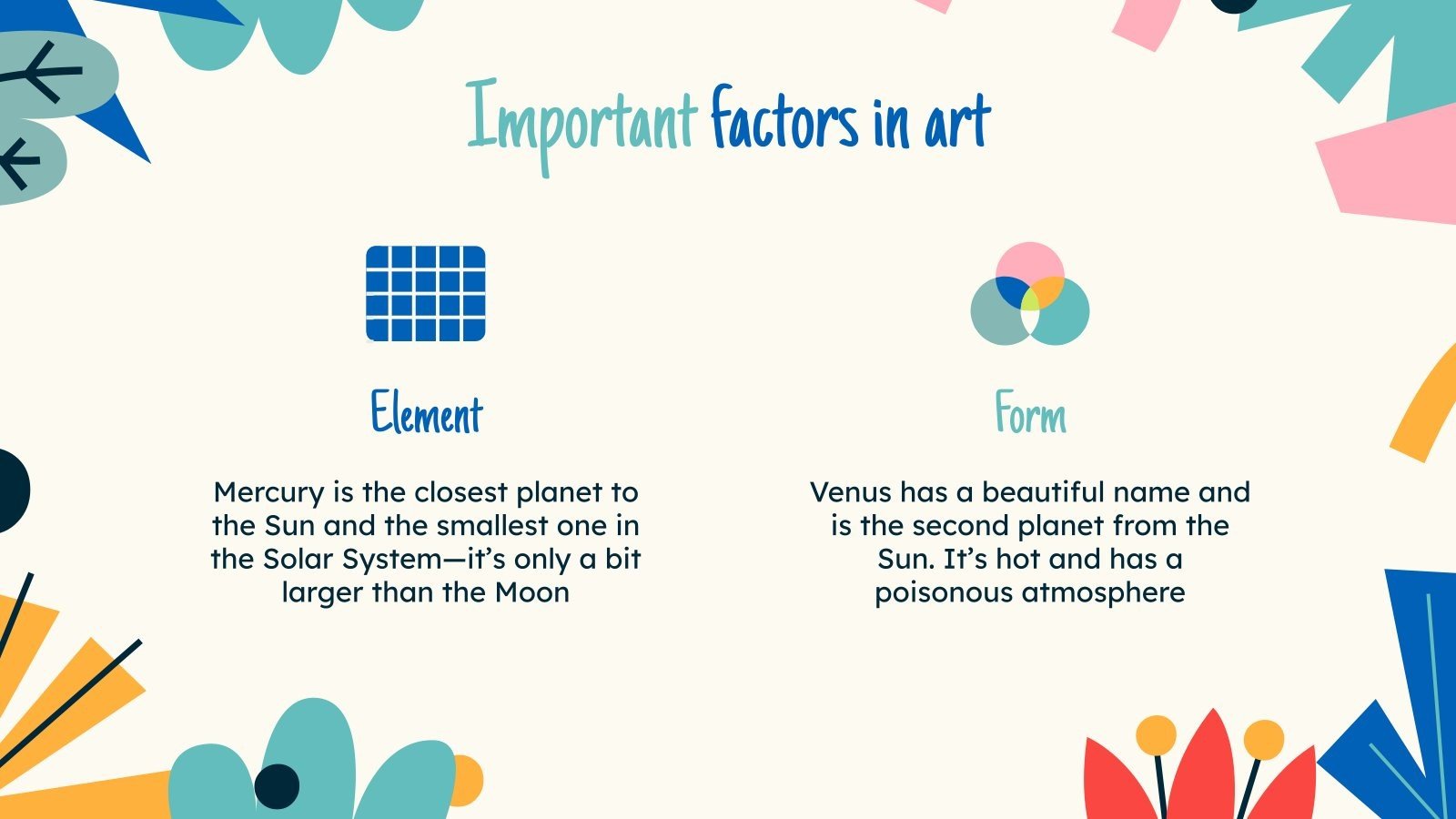 Art for Middle School - 8th Grade: Art's Elements - Form