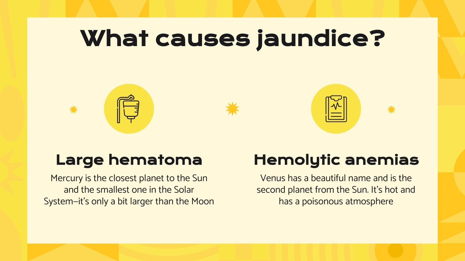 Ictericia: causas y síntomas | Google Slides y PowerPoint