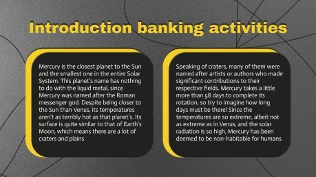 General Banking Activities | Google Slides & PowerPoint