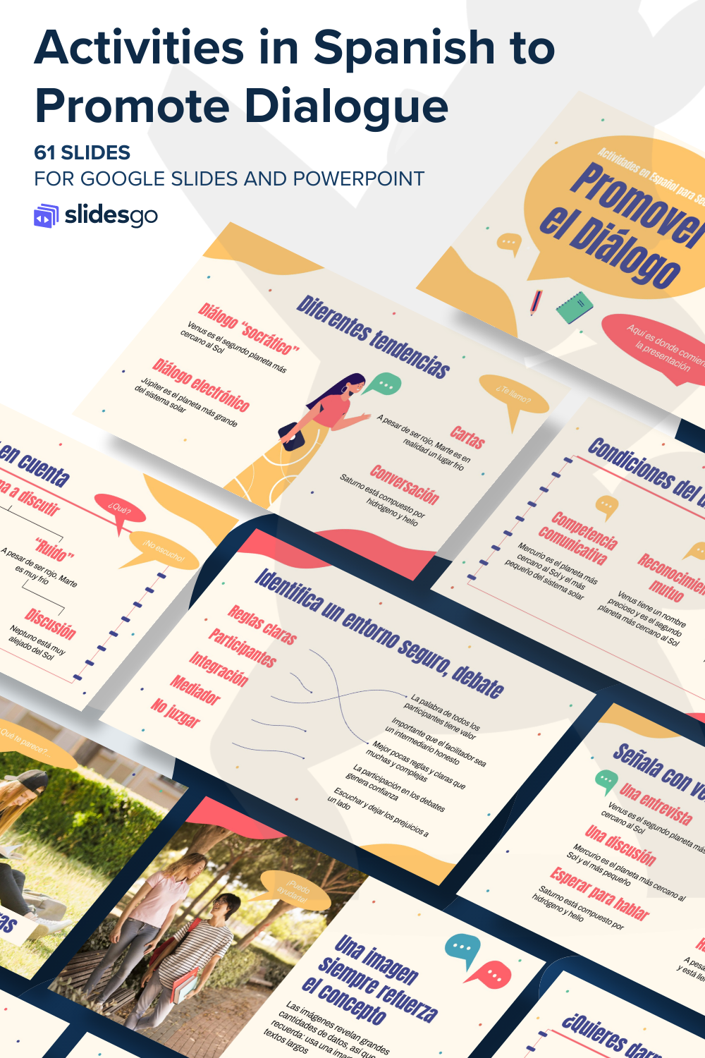 Activities in Spanish to Promote Dialogue in High School