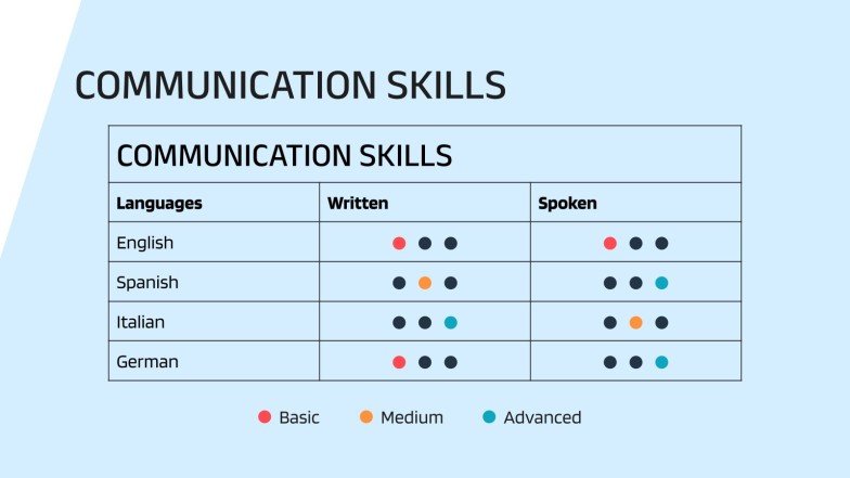 Sales Account Manager CV | Google Slides & PowerPoint