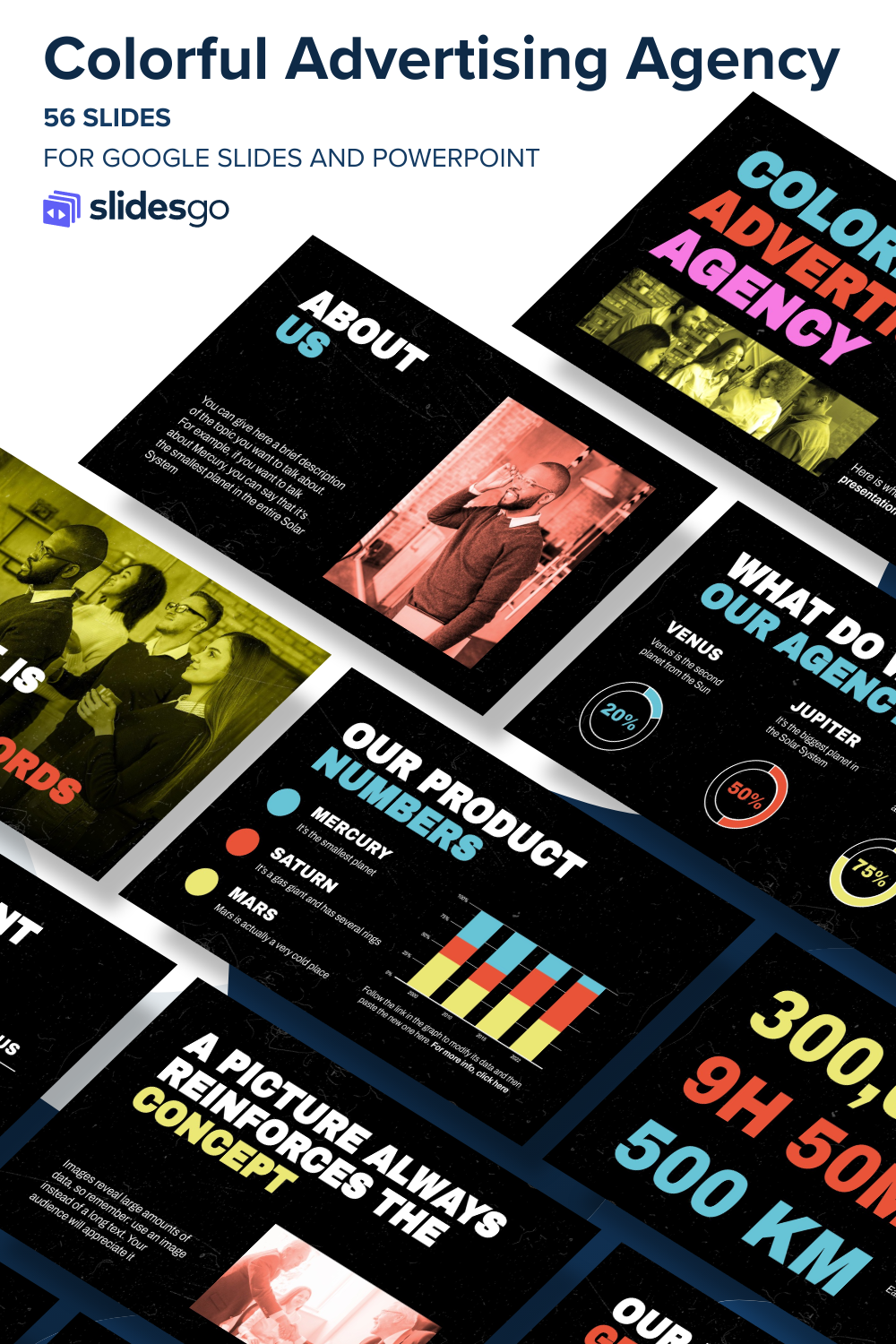 Colorful Advertising Agency | Google Slides & PowerPoint