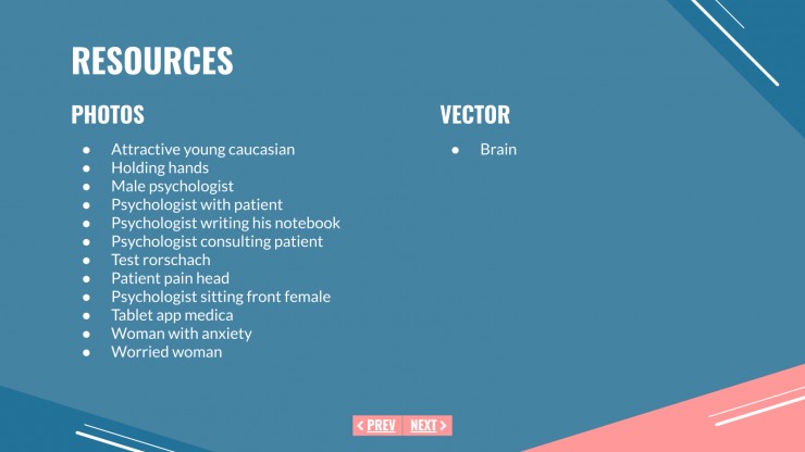 Mental Health Clinical Case Google Slides & PowerPoint template