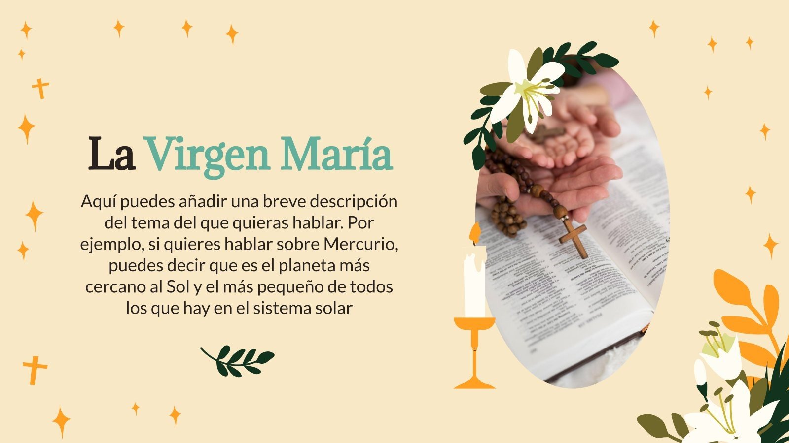 Celebrate Immaculate Conception Day! | Google Slides & PPT