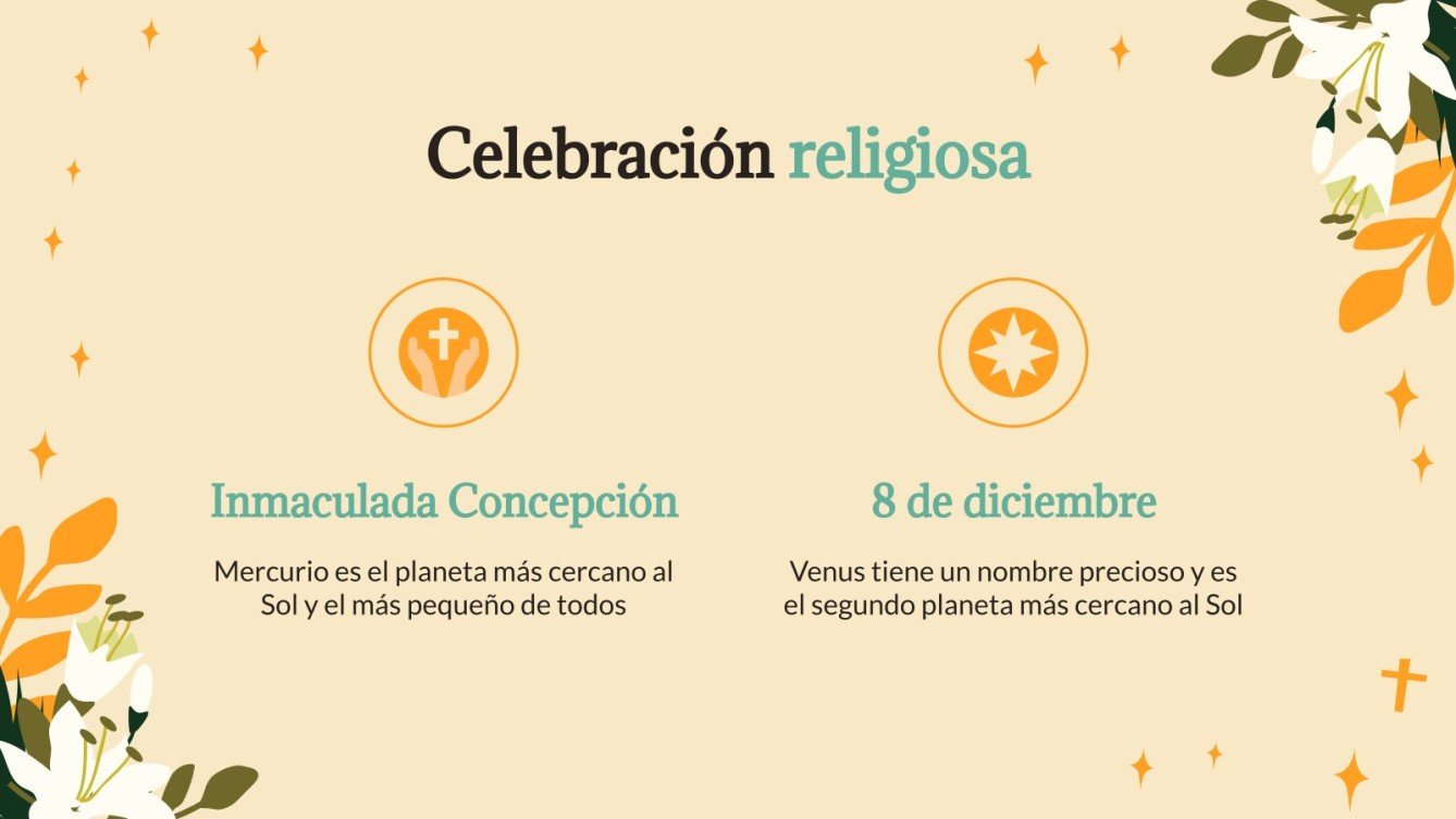 Celebrate Immaculate Conception Day! | Google Slides & PPT