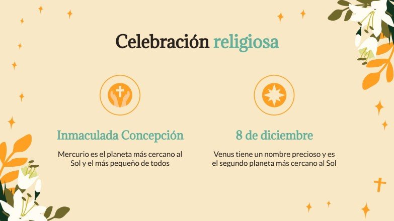 Celebrate Immaculate Conception Day! | Google Slides & PPT