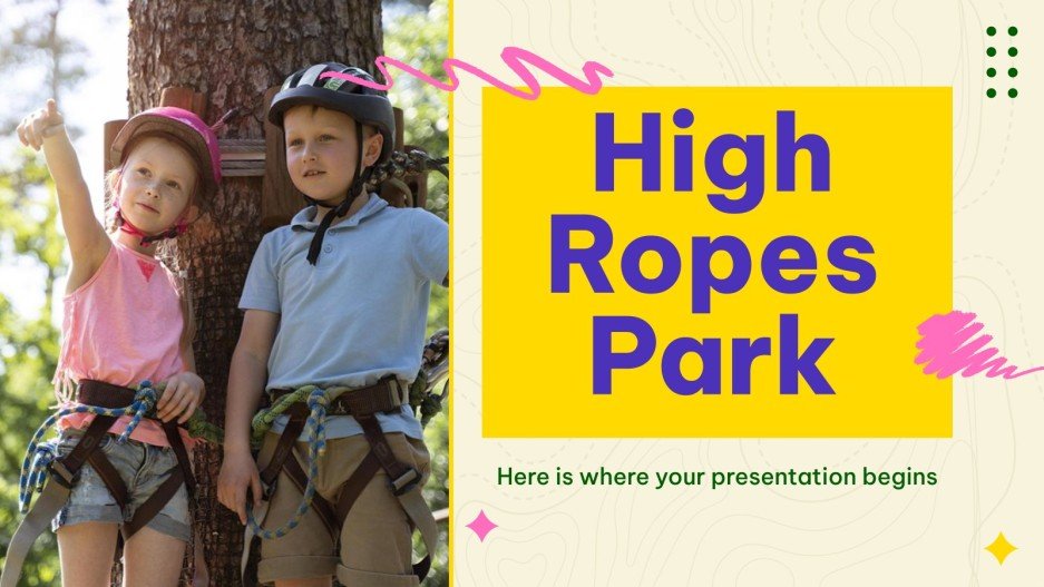 High Ropes Park | Google Slides & PowerPoint template