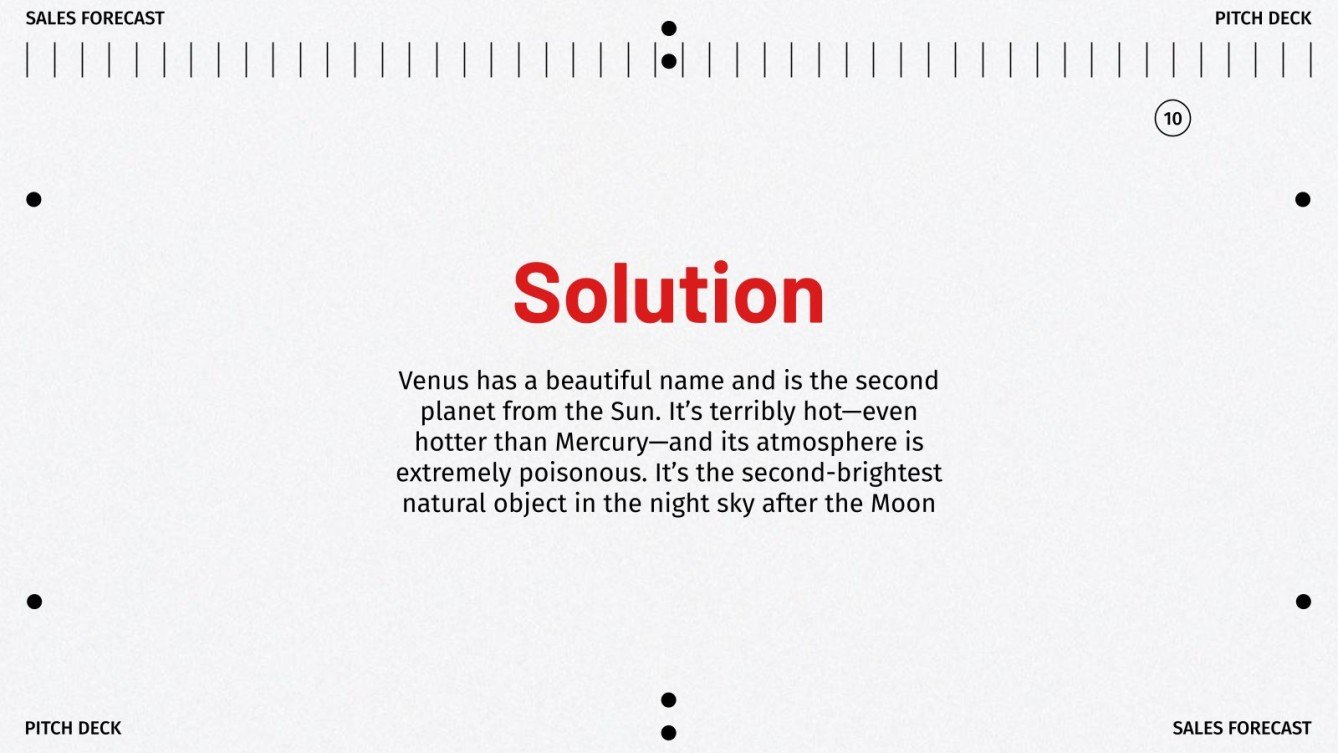 Sales Forecast Pitch Deck | Google Slides & PowerPoint