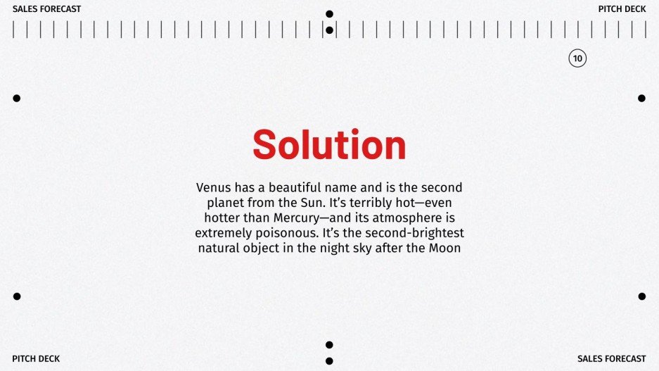 Sales Forecast Pitch Deck | Google Slides & PowerPoint