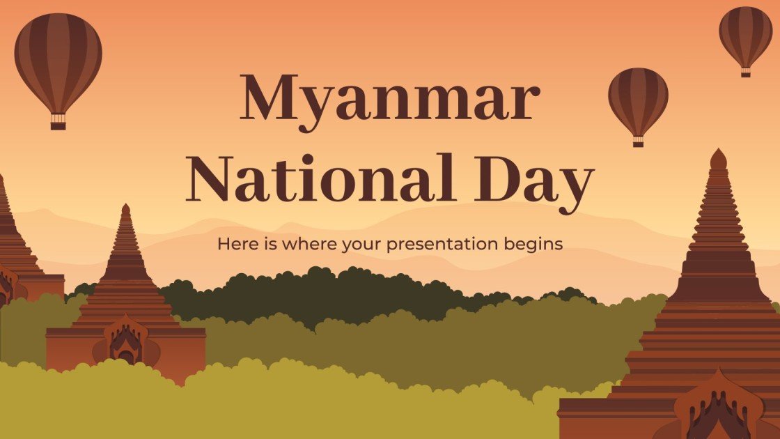 Myanmar National Day | Google Slides & PowerPoint template