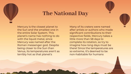 Myanmar National Day | Google Slides & PowerPoint template