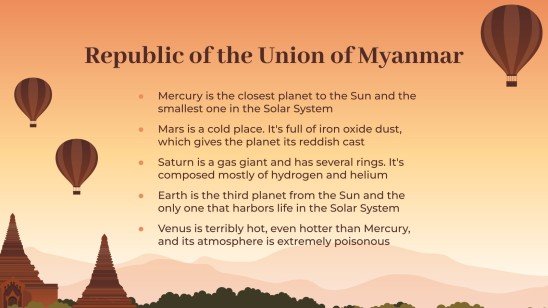 Myanmar National Day | Google Slides & PowerPoint template