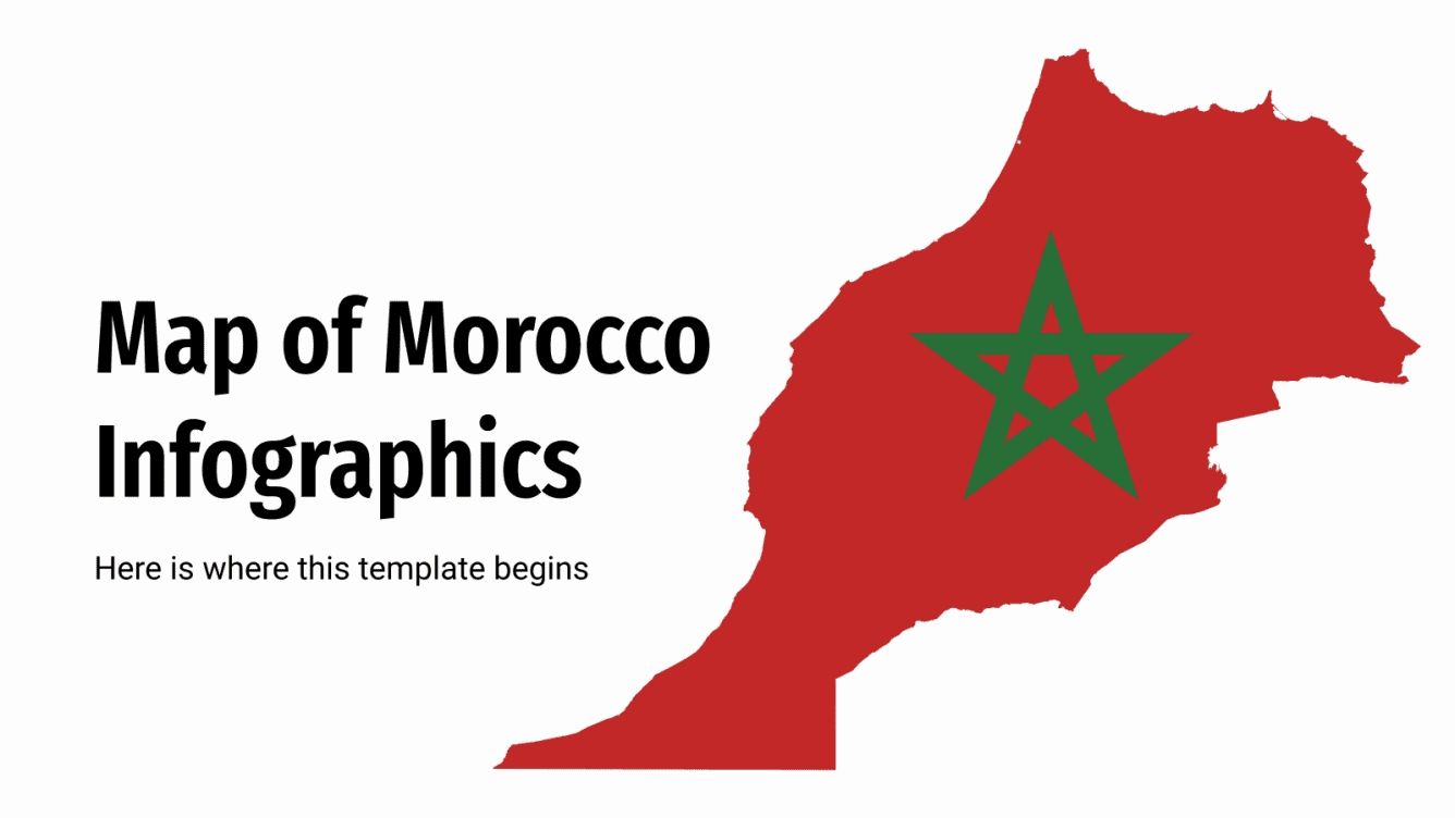 Map of Morocco Infographics for Google Slides and PowerPoint
