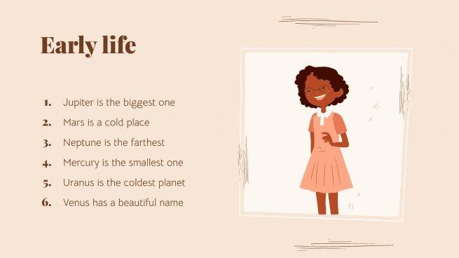 Rosa Parks Biography Google Slides & PowerPoint template