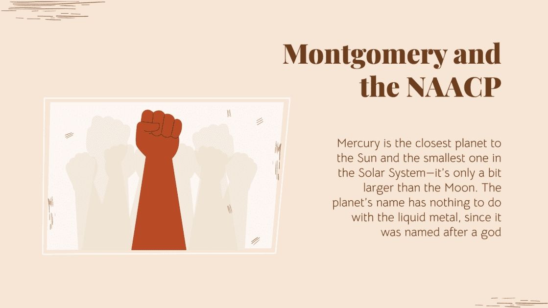 Rosa Parks Biography Google Slides & PowerPoint template