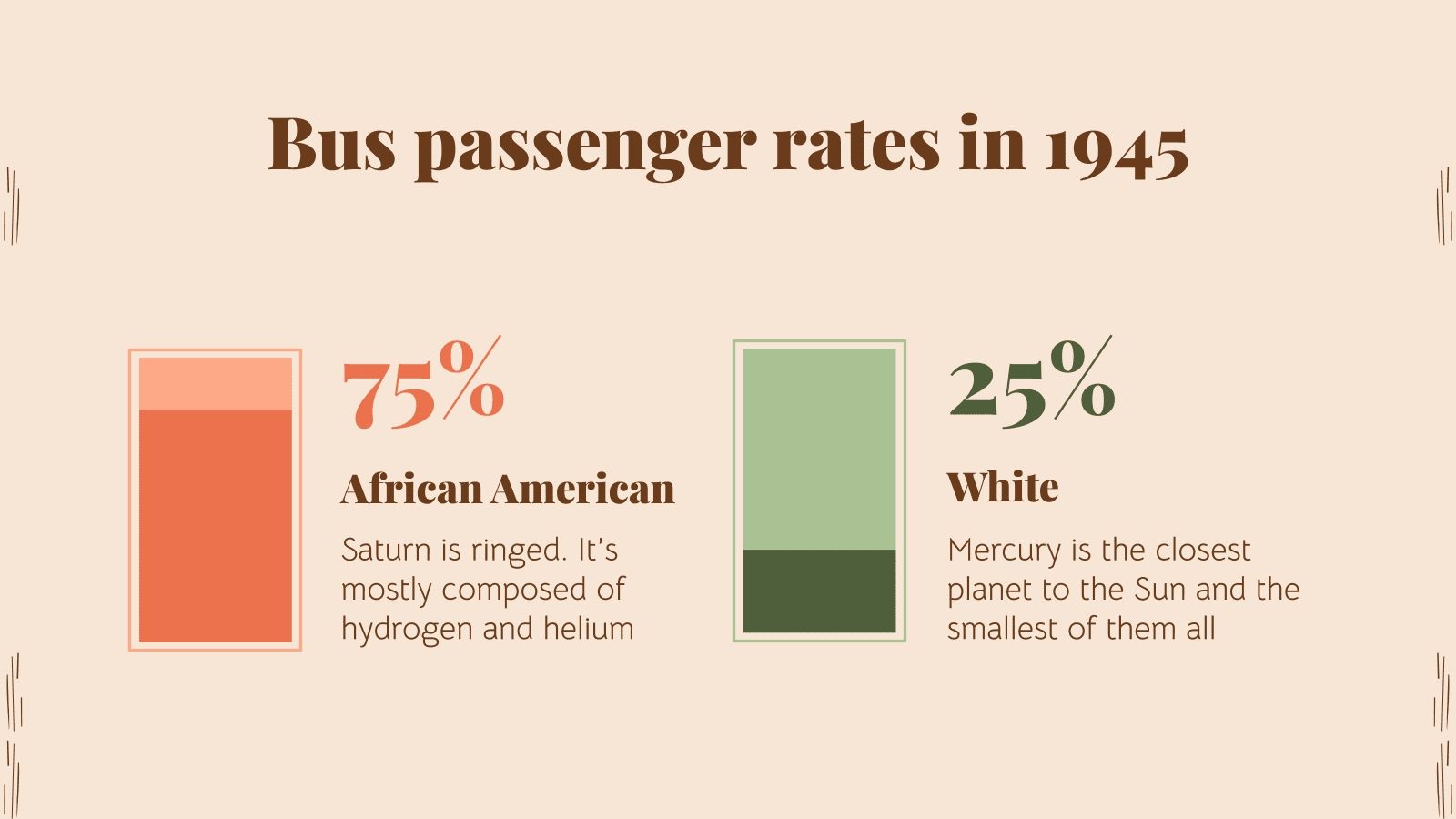 Rosa Parks Biography Google Slides & PowerPoint template