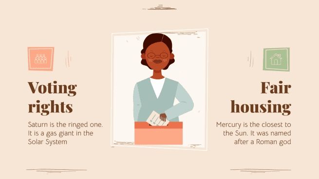 Rosa Parks Biography Google Slides & PowerPoint template