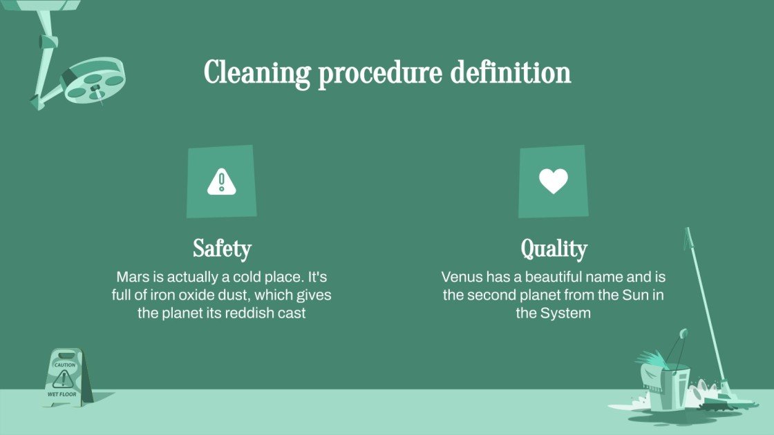 Operating Room Cleaning Procedure | Google Slides and PPT