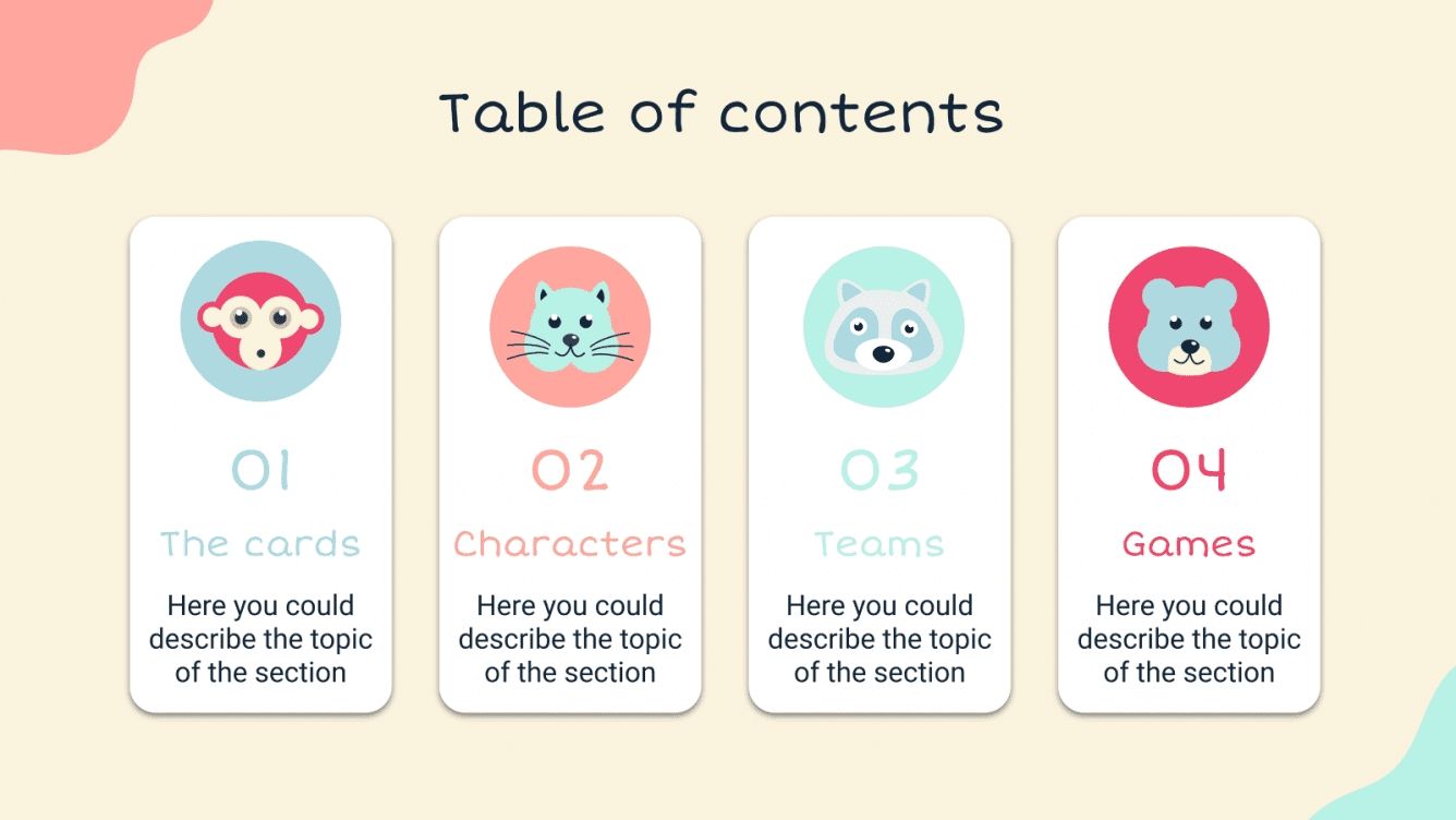 Learning Task Cards | Google Slides & PPT theme