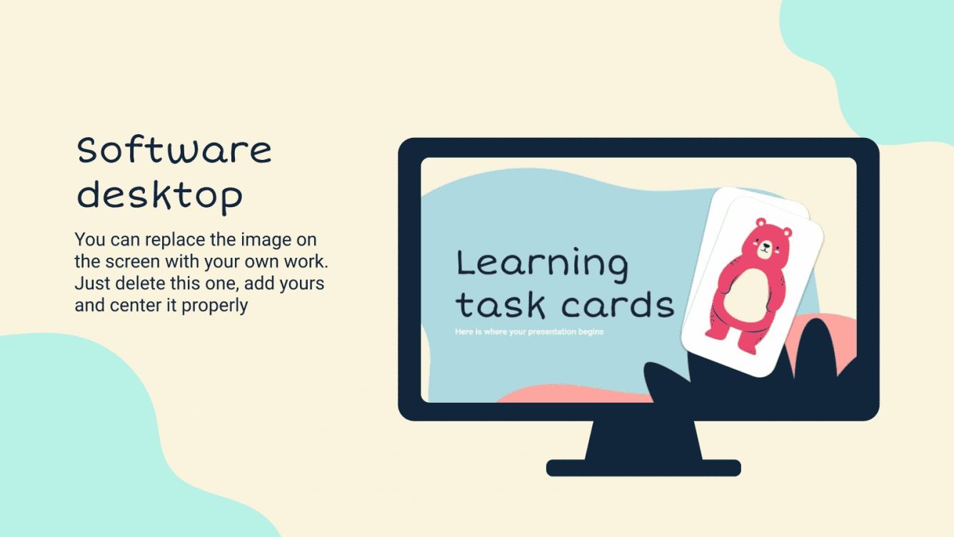 Tarjetas de aprendizaje | Plantilla para Google Slides y PPT