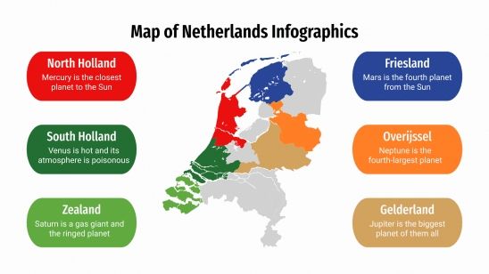 Map of Netherlands Infographics for Google Slides & PPT