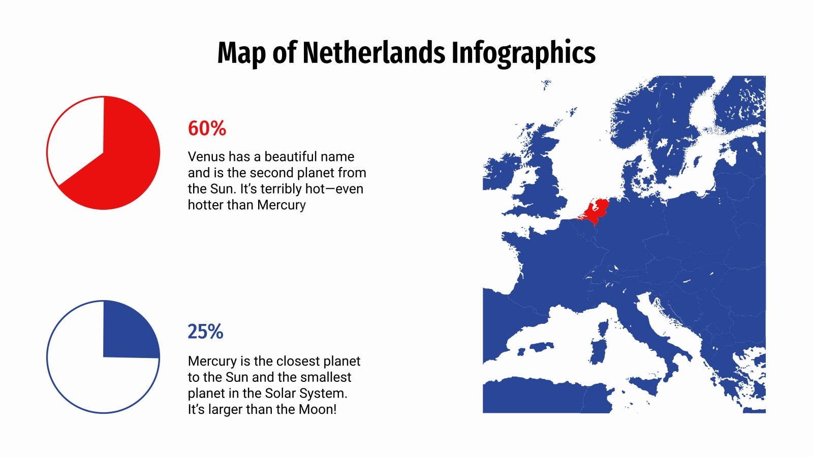 Map of Netherlands Infographics for Google Slides & PPT