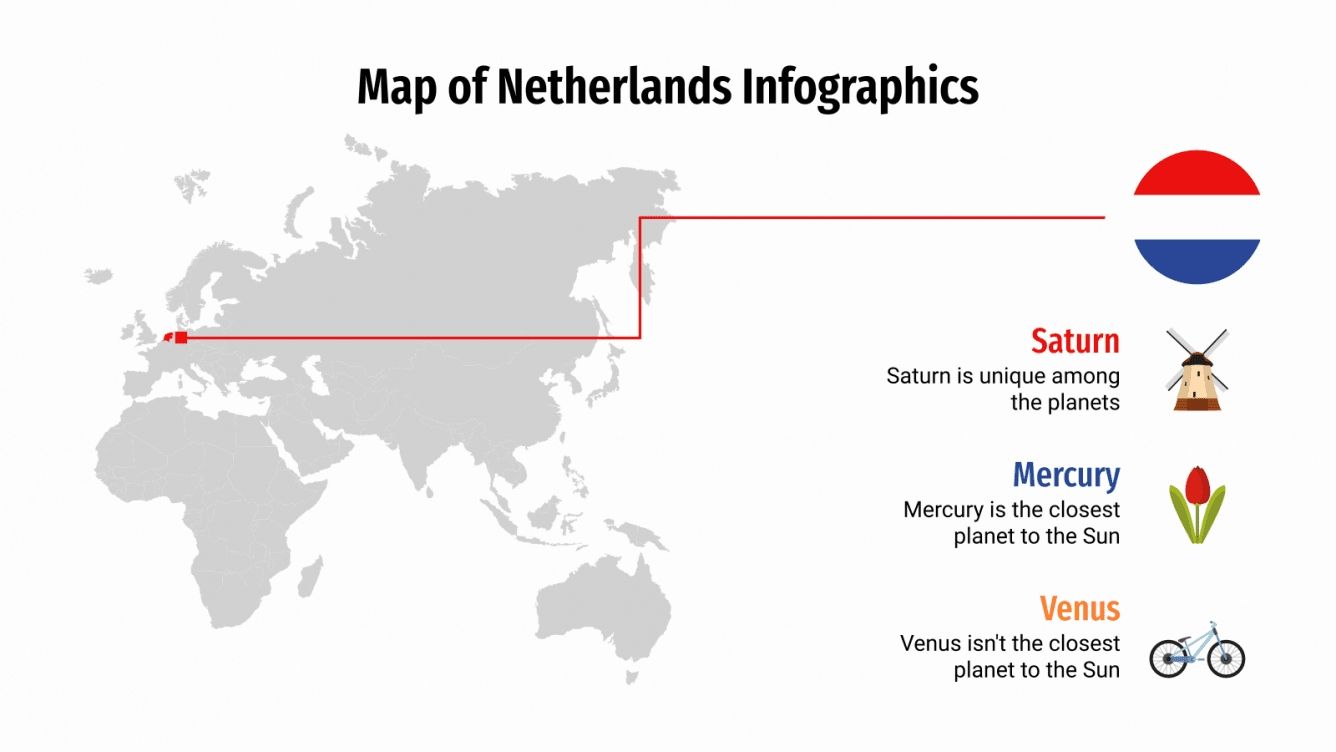 Map of Netherlands Infographics for Google Slides & PPT