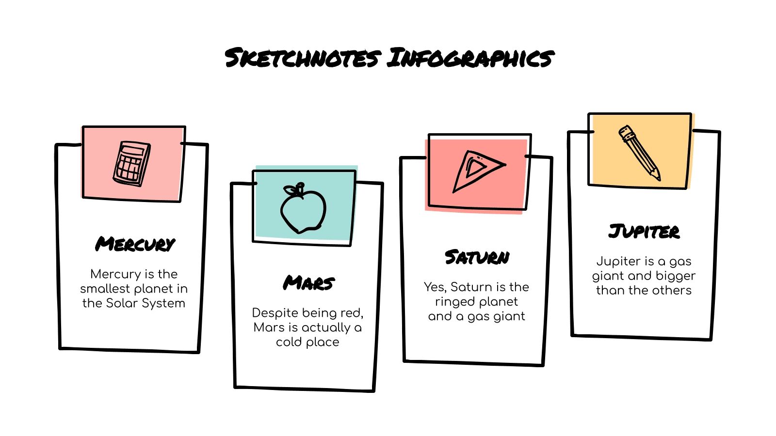 Sketchnotes Infographics for Google Slides & PowerPoint