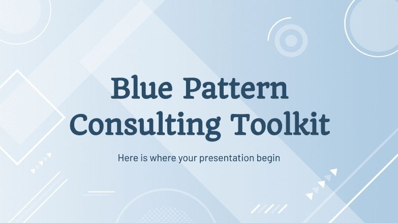 Modelos grátis com a cor Azul para Google Slides e PowerPoint